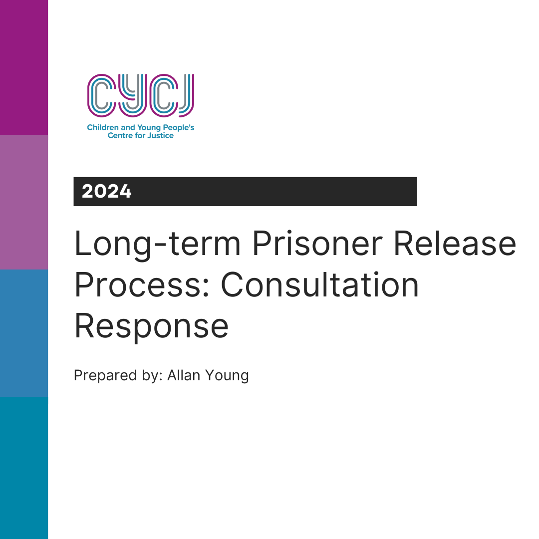 Long-term Prisoner Release Process: Consultation Response - Children ...