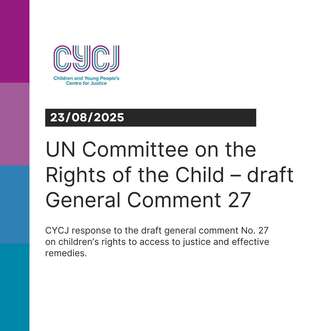 UN Committee on the Rights of the Child (UNCRC) - Draft General Comment ...