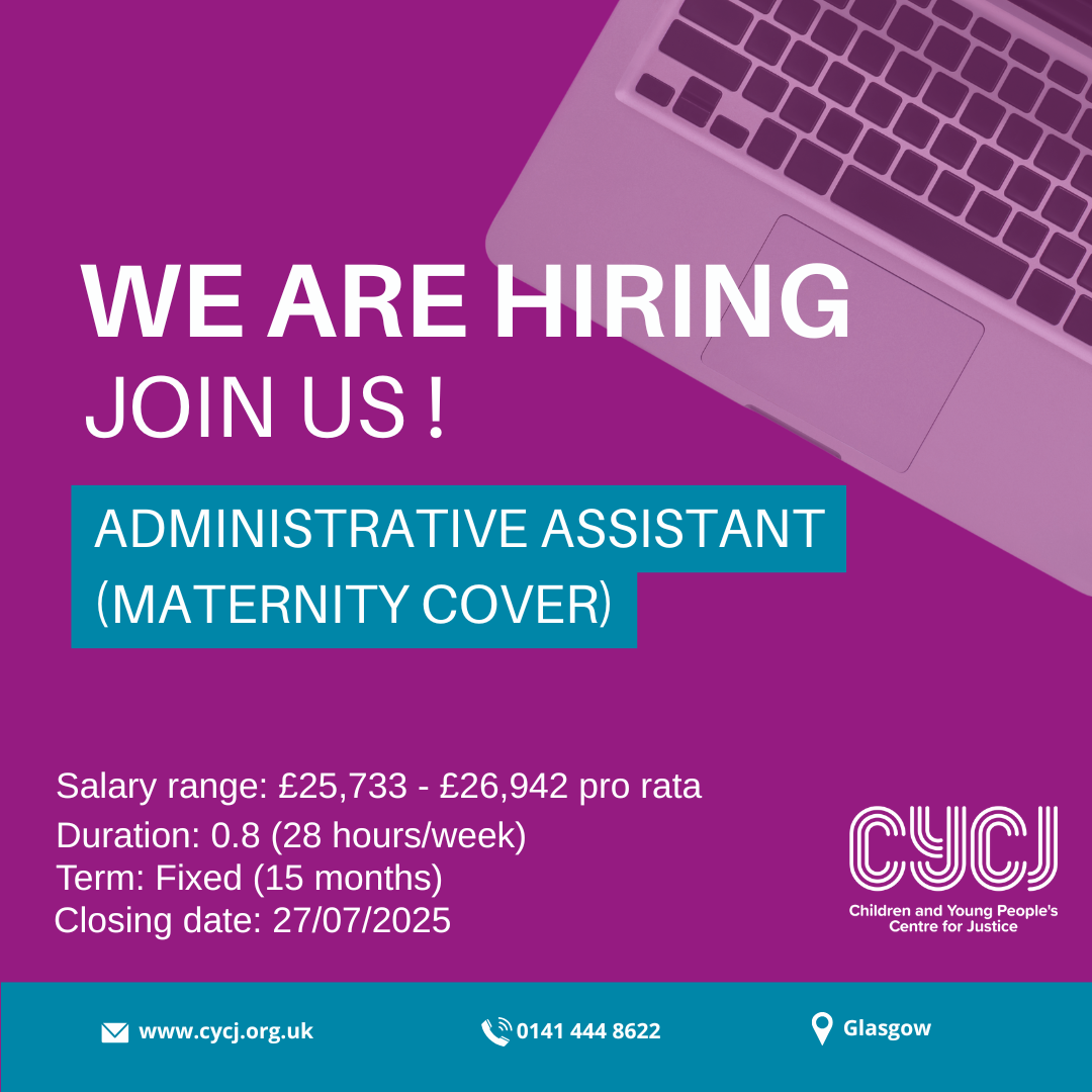 New Vacancy: Administrative Assistant (maternity cover) - Children and ...